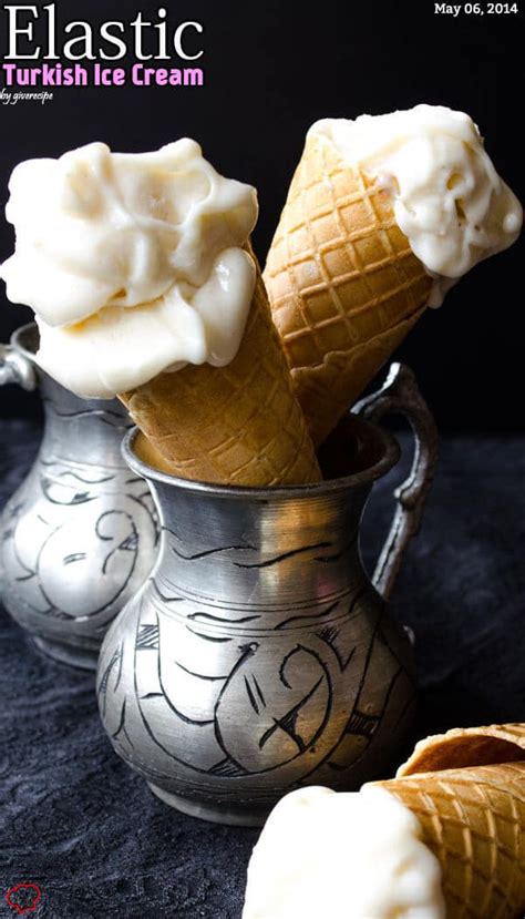 Dondurma Turkish Ice Cream Recipe Turkish Desserts Ice Cream
