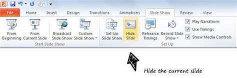 Hiding Slides In Powerpoint