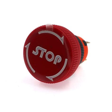 Mm IP Waterproof Emergency Selector Switch Switch Plastic Mushroom Emergency Stop Switch