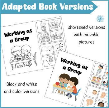 Working In A Group Social Story By Sen Resource Source Tpt