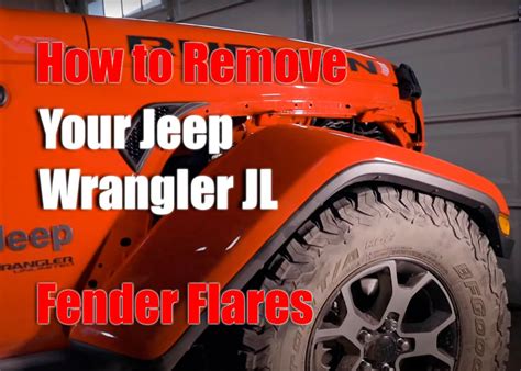 How To Remove Fender Flares Jeep Wrangler Jk At Cari Kirby Blog