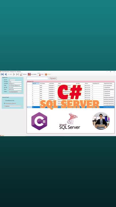 Tanin Sangngam On Linkedin Connecting C To Sql Server A Comprehensive Tutorial Part 1