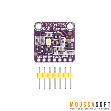 Tcs34725 Capteur Couleur Moussasoft