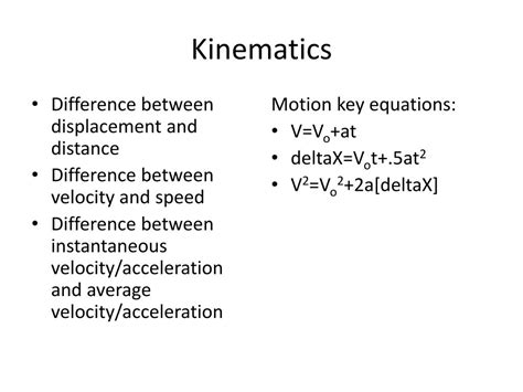 PPT Physics Final Review PowerPoint Presentation Free Download ID 2820358