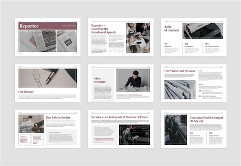 Journalism Powerpoint Template Journal Templates