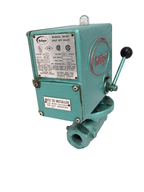 New Eclipse 204lt Is 3 Manual Reset Shutoff Valve 1 204ltis3 Sb