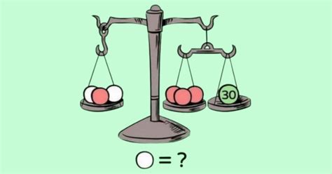 그림속에 있는 흰색공의 무게를 맞춰주세요 성인의 99가 실패하는 초등학교 3학년 수학문제 웰빙미디어