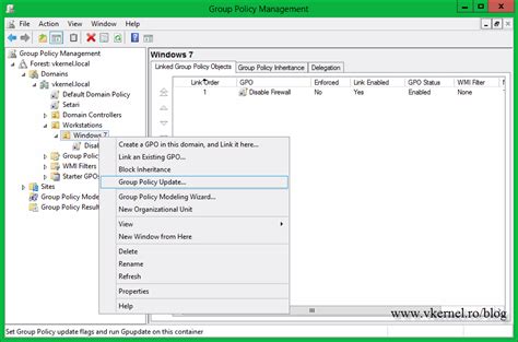 Remote Group Policy Update In Windows Server Adrian Costea S Blog