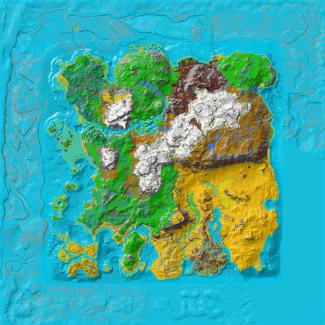 Карта ресурсов Рагнарёк Ark Survival Evolved вики Fandom