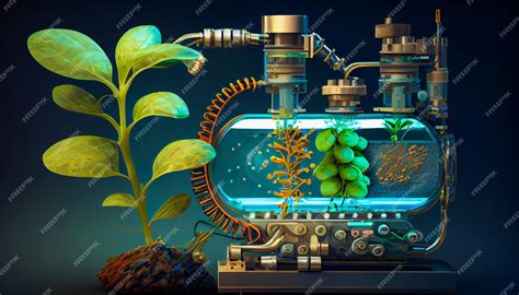 Premium Photo Modern Biotechnology Solutions Cuttingedge Biotechnology Research Generative Ai