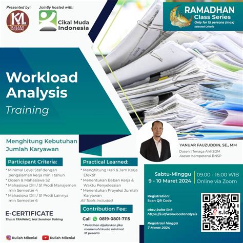 💫 Ramadhan Class Series 💫 Workload Analysis Training Menghitung