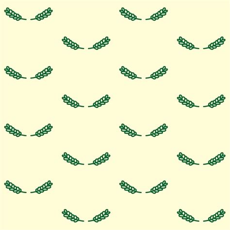 Premium Vector Hand Drawn Leafy Stem Vector Floral Seamless Pattern