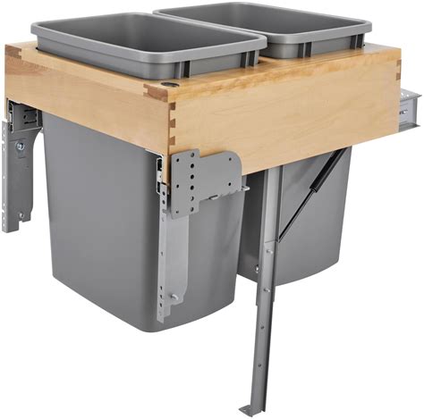 Rev A Shelf Wctm Rm Dm Wood Classics W Top Mount Pull Out Double Qt Walmart Com