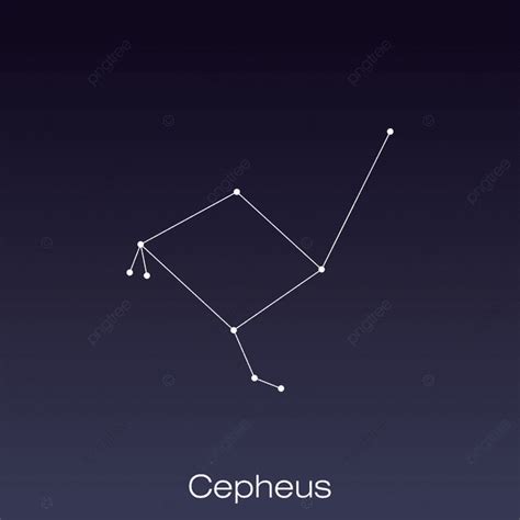 Cepheus Constelação Como Pode Ser Visto A Olho Nu PNG Caminho