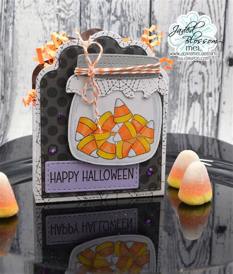 Jaded Blossom Candy Corn Jar