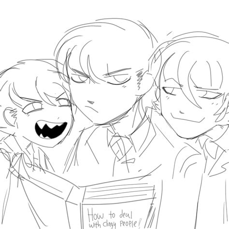 [wip] 3 Sprite Sketches Of Some Ddlc Ocs I Will Try To Finish The