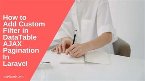 Custom Filter In Datatable Ajax Pagination In Laravel 9