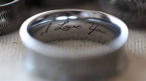 Wedding Ring Message Inside