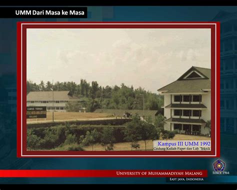 Sejarah Umm Dalam Gambar Universitas Muhammadiyah Malang