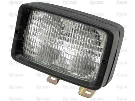 Sparex Work Light Halogen Rectangular Rh And Lh 12v Weight 085kg