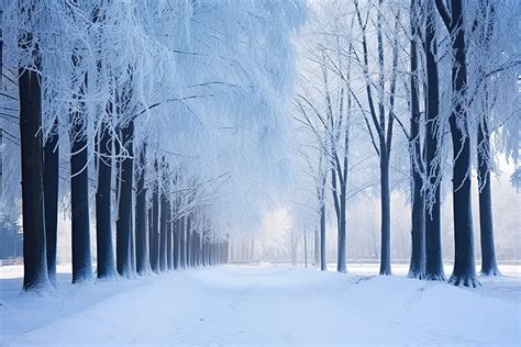 겨울 숲의 겨울 풍경 겨울 숲 가로수 겨울 계절 배경 일러스트 및 사진 무료 다운로드 Pngtree