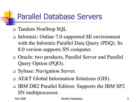 Ppt Parallel Databases Powerpoint Presentation Free Download Id