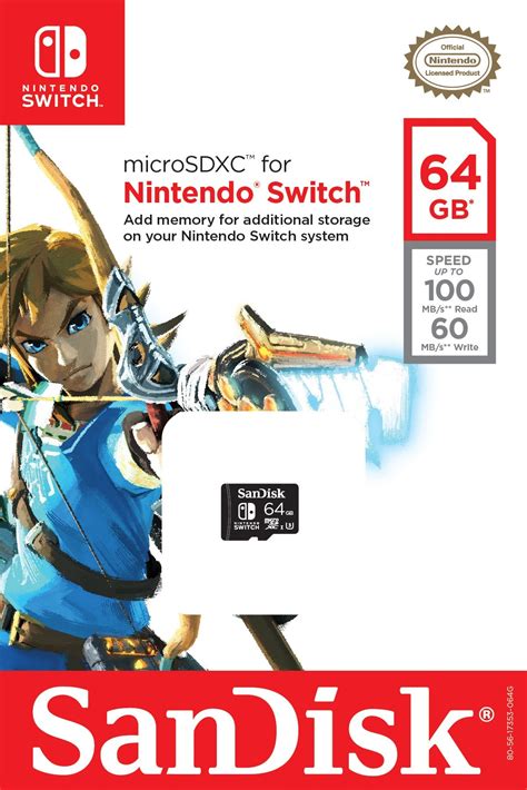 Nintendo Switch Official Licensed Sandisk Memory Cards Announced