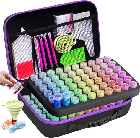 Artdot 120 Slots Storage Container For Diamond Art Kits For