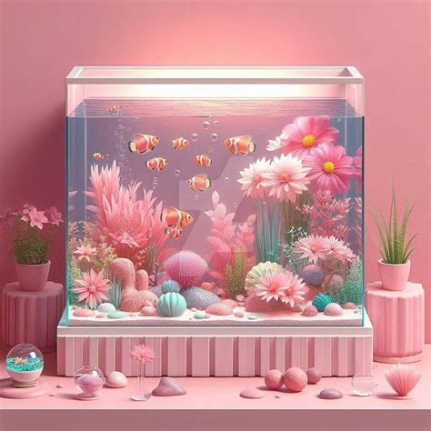 Pink Aquarium Decorated Cute 15 By Rebeltouille On Deviantart