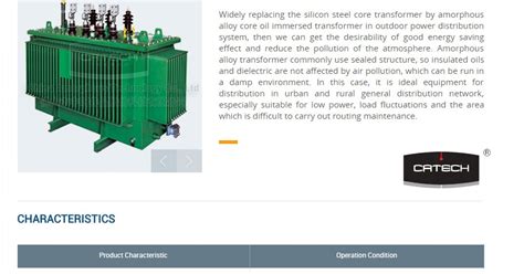 Amorphous Transformer Core