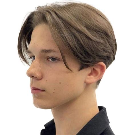 Kaneles Mens Brown Wig Short Straight Men Wigs Synthetic Wig Realistic Natural Middle Part Wigs