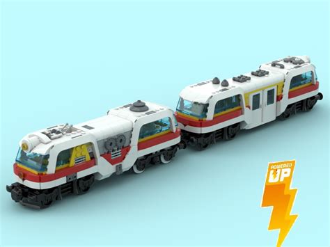 Lego Moc Passenger Train From The Future By Symbioza Rebrickable