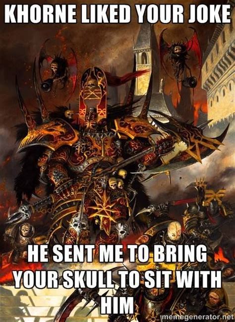 Warhammer 40k Khorne Quotes Khorne Merch And Ts For Sale Redbubble