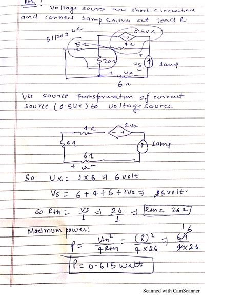 Solved Problem Determine The Maximum Power Delivered To The Variable Resisto TutorBin