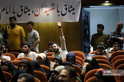 نشست انتخاباتی امیر حسین قاضی زاده هاشمی در دانشگاه تهران