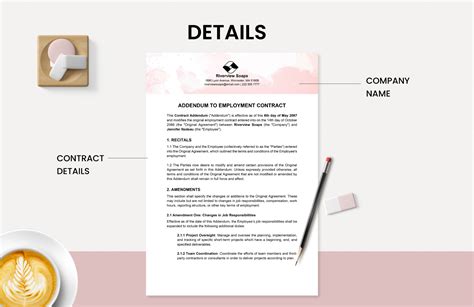 Contract Addendum Template In Word PDF Google Docs Pages Download Template Net