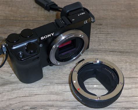 Sony NEX-7 Commlite-Autofokus-Adapter Canon EF-Objektive C. Zahn ...