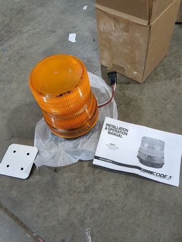 Code 3 Amber Pse 360xh Remote Strobe Beacon Ebay
