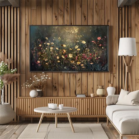Wildflower Field 4k Wallpaper Samsung Frame Tv Art 4k Frame Tv Artwork