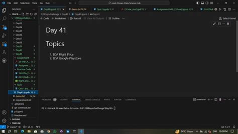 Day 41 Of Data Science Job Challenge Anil Rupnar Posted On The Topic Linkedin