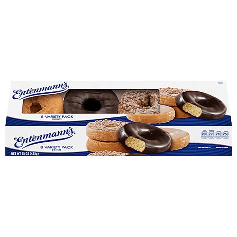 Entenmanns Donuts Variety Pack 8 Ea Doughnuts Pies And Snack Cakes