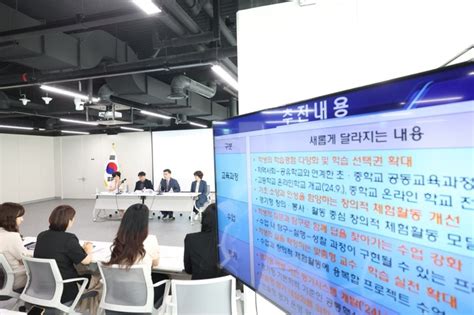 경기교육청 경기 미래 교육과정 운영 확대