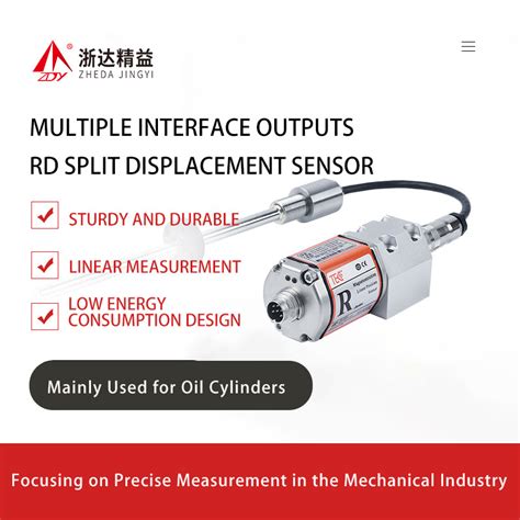 Tec Magnetostrictive Displacement Sensor Position Transducer With Split Structure China