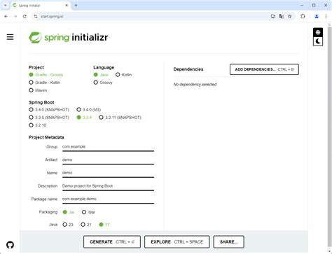 간단하게 Spring Boot 프로젝트 만들어보기