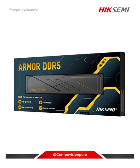 Memoria 16gb Ddr5 Bus 5600mhz Hiksemi Armor Hsc516u56d2 16g Memoria