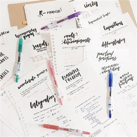 Additional Math Amath O Level Cheat Sheet Photocopied Notes Hobbies