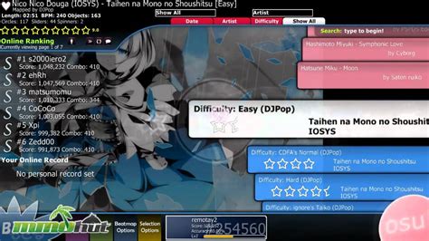 Osu Gameplay First Look Hd Youtube