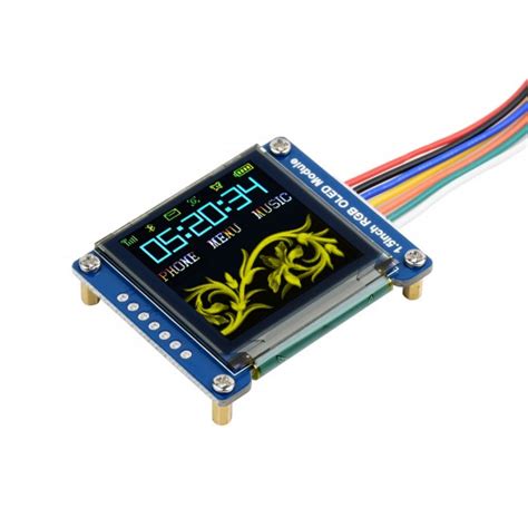 1 5inch Rgb Oled Display Module 65k Rgb Colors 128×128 Resolution Spi Interface