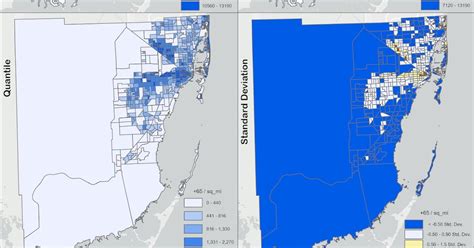 Rick S GIS Portfolio Computer Cartography Module 4 Data Classification