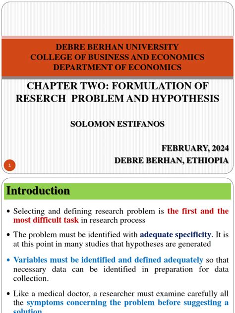 chapter 2 formulation of research problem and hypothesis pdf